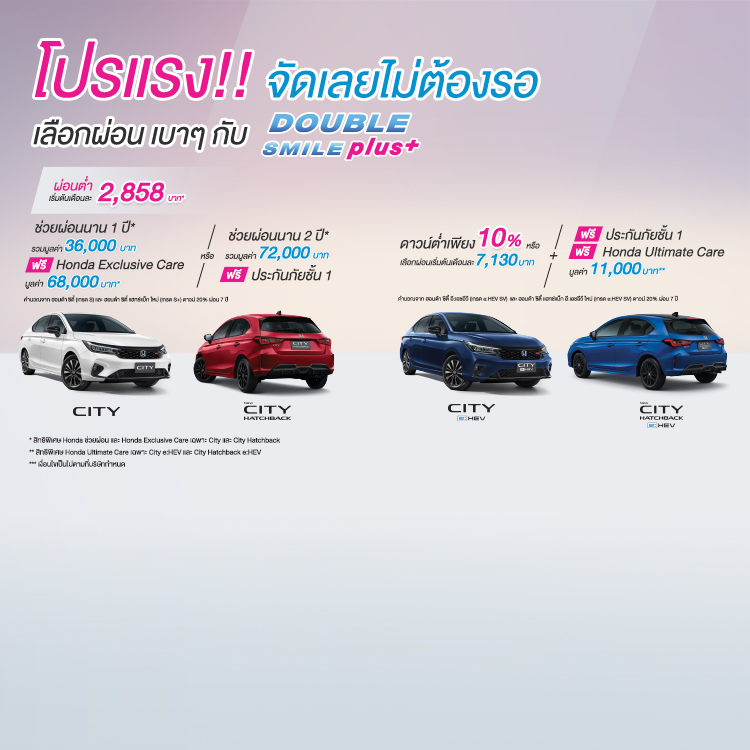 โปรโมชันรถยนต์ฮอนด้า - Honda Thailand - บริษัท ฮอนด้า ออโตโมบิล (ประเทศ ...